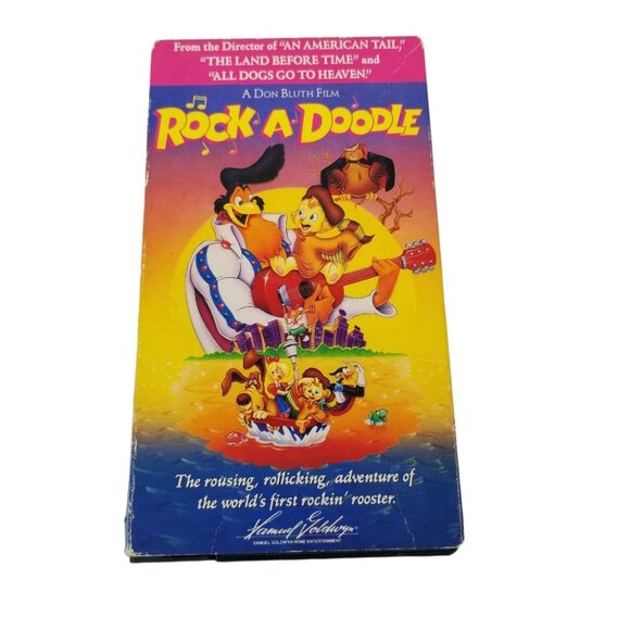 Media | Rockadoodle Vhs 1999 Cartoon Movie Animation Vhs Video Tape ...